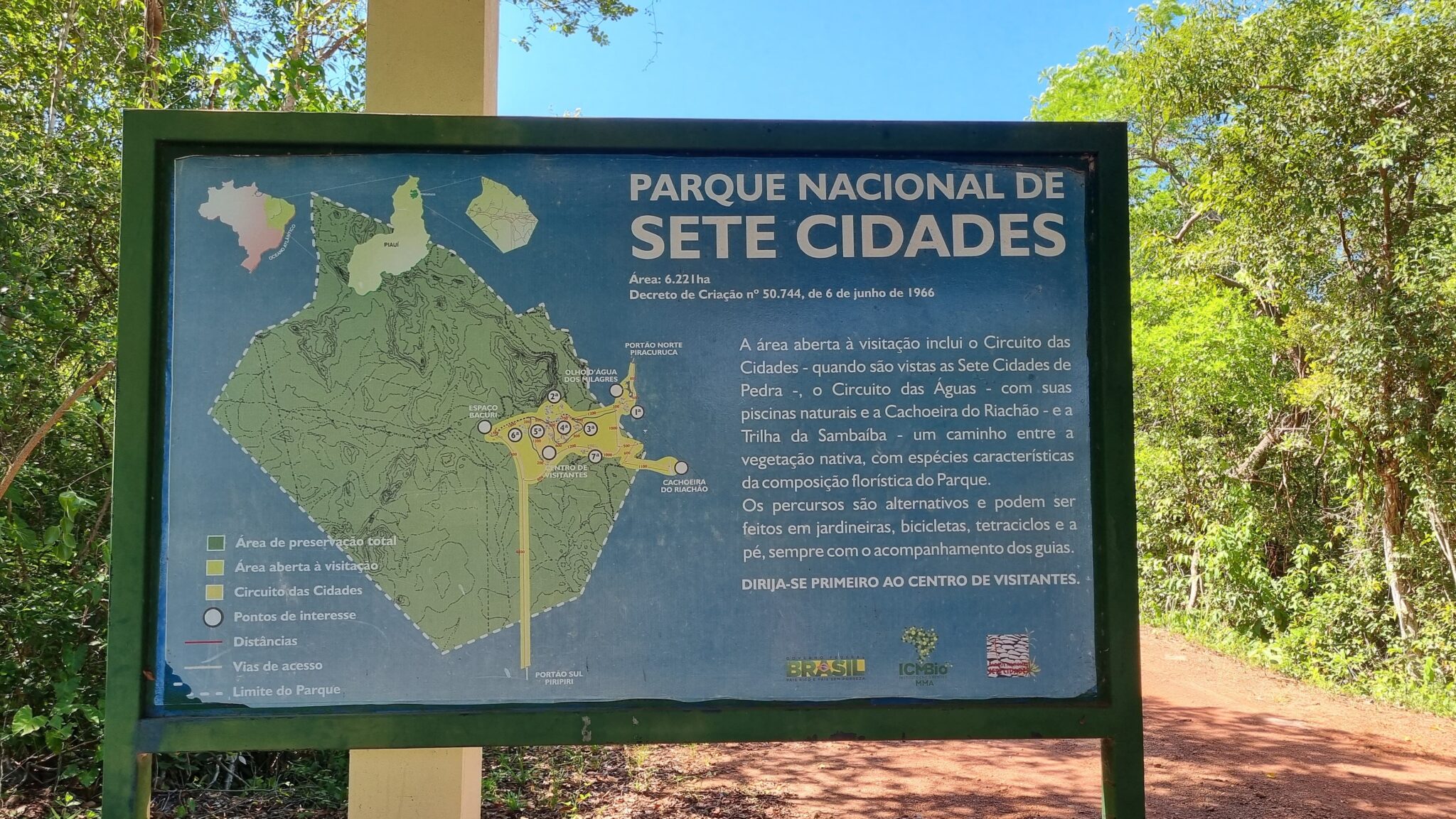 Parque Nacional de Sete Cidades: o parque do oásis dos curiosos - Entre Parques BR